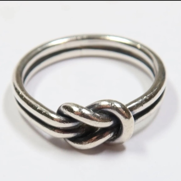 James Avery | Jewelry | Retired James Avery Sterling Silver Lovers Knot ...